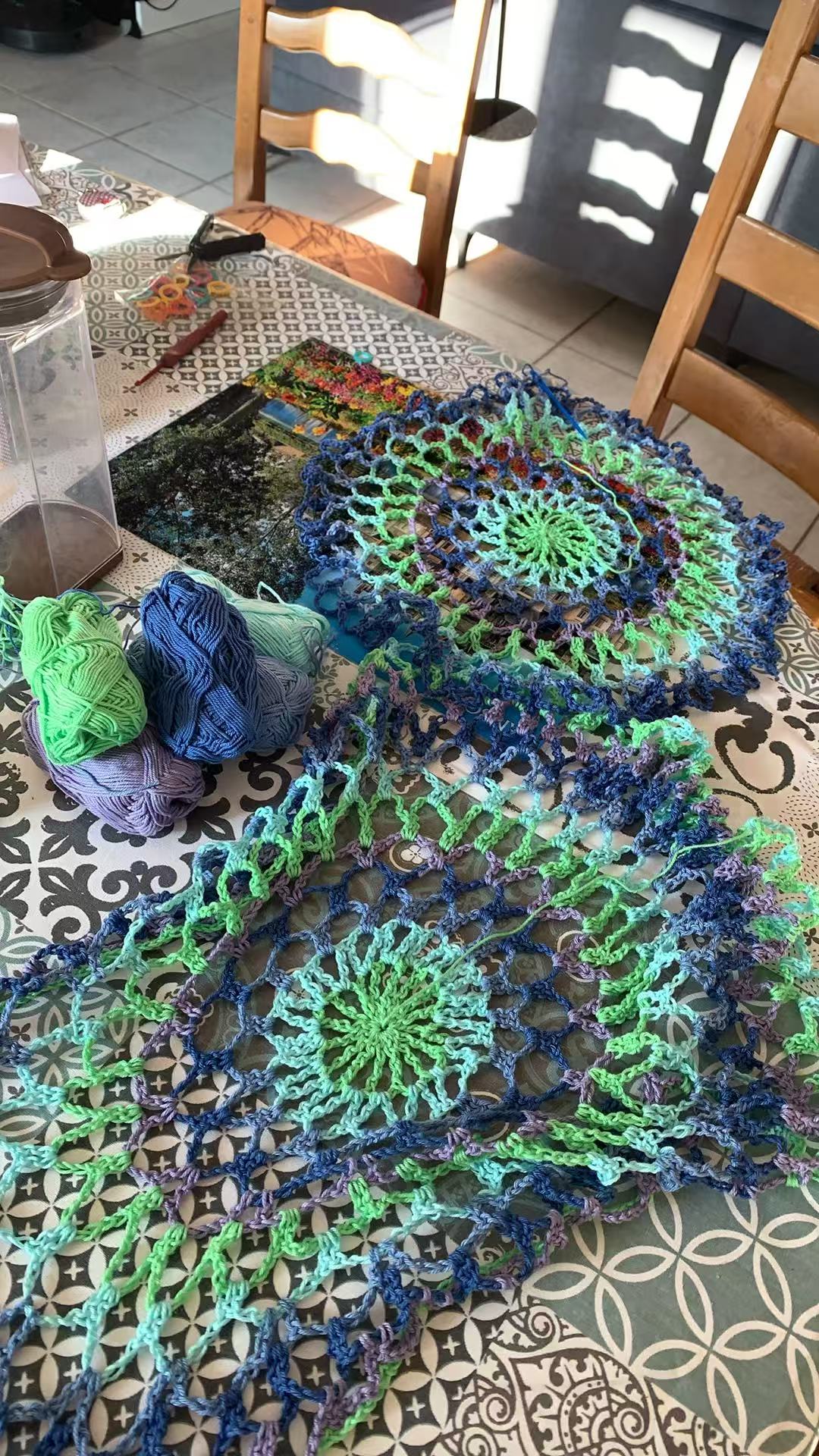 Mandala top layer in progress ! | Scrolller