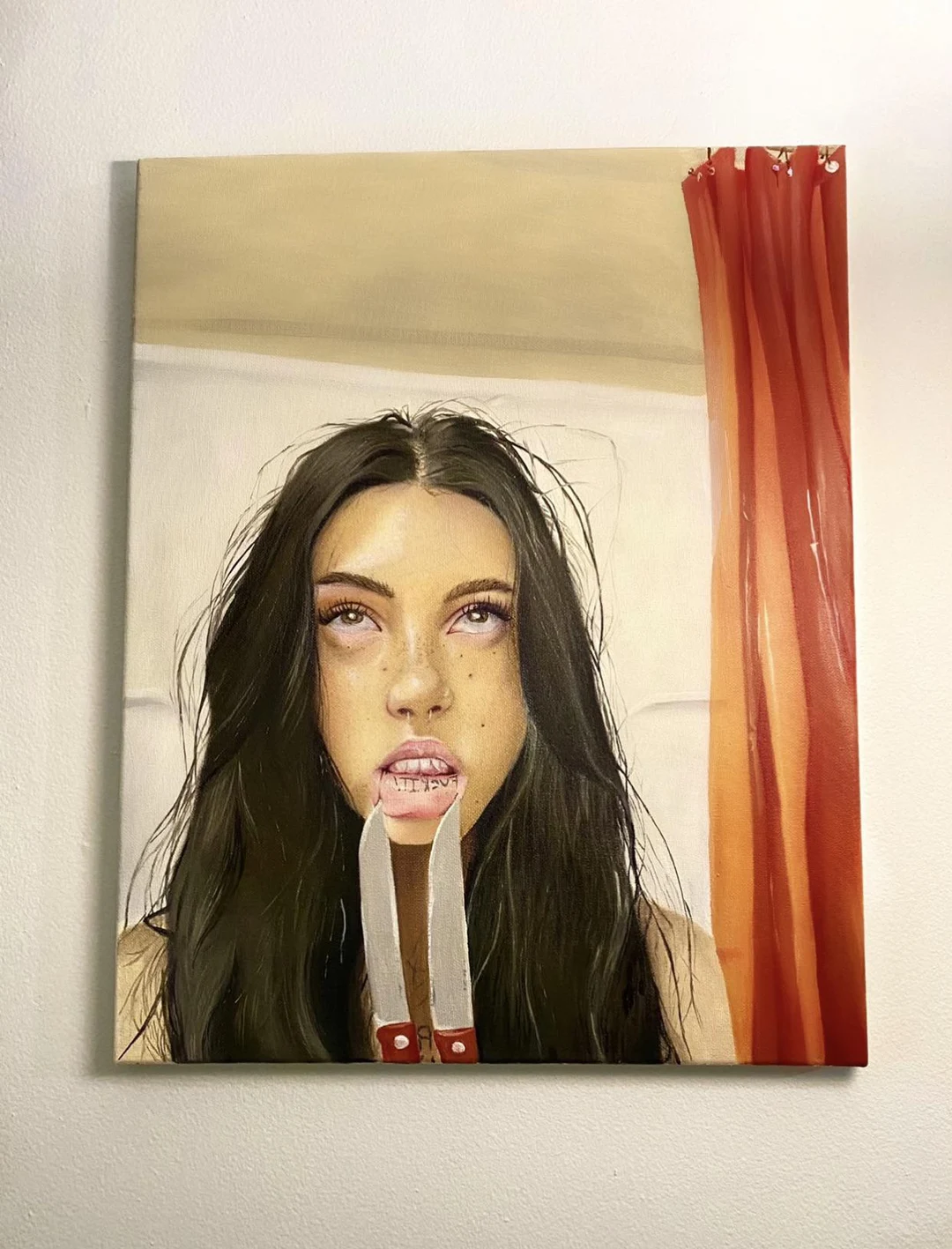 Reflection - A Self Portrait. Oil on canvas. June 2023 | Scrolller