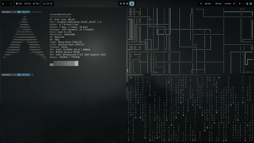 [Hyprland ] Simple Rice | Scrolller