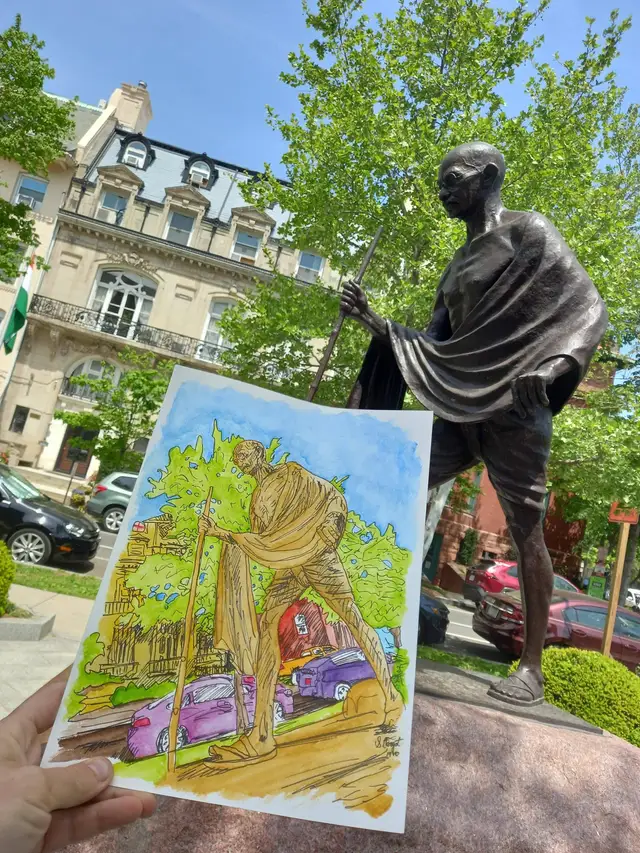 I drew this weird statue of Ang from The Last Airbender. | Scrolller