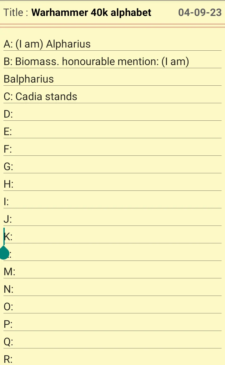Let's do a Warhammer 40k alphabet. Day 4: D | Scrolller