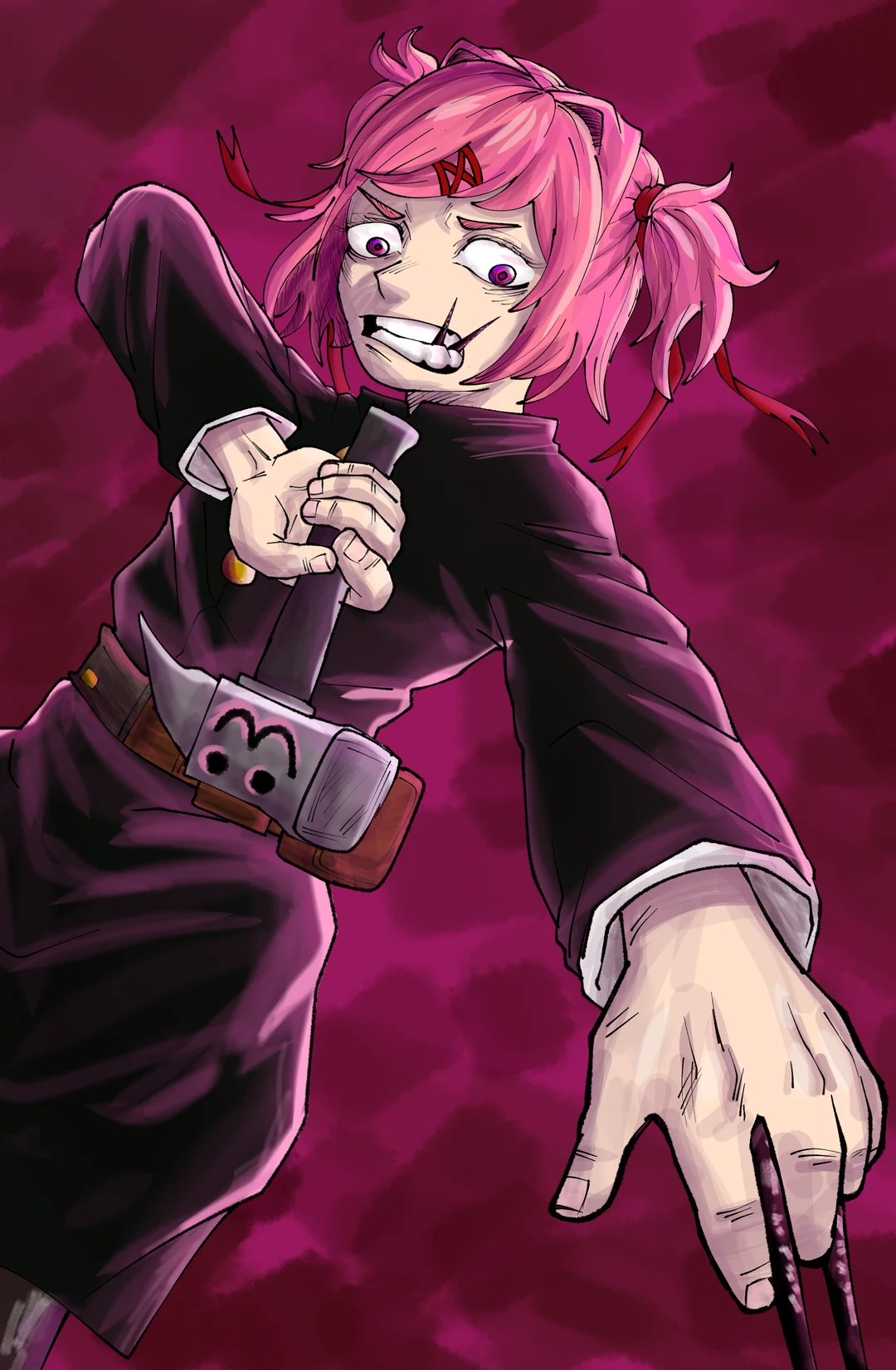 Natsuki as Kugisaki from JJK | Scrolller