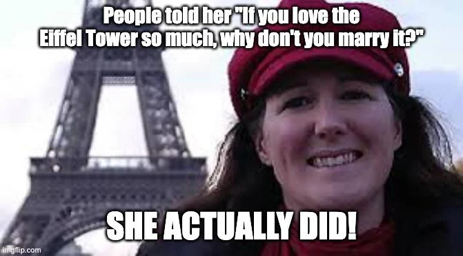 Yes, this lady was once married to THE Eiffel Tower! | Scrolller
