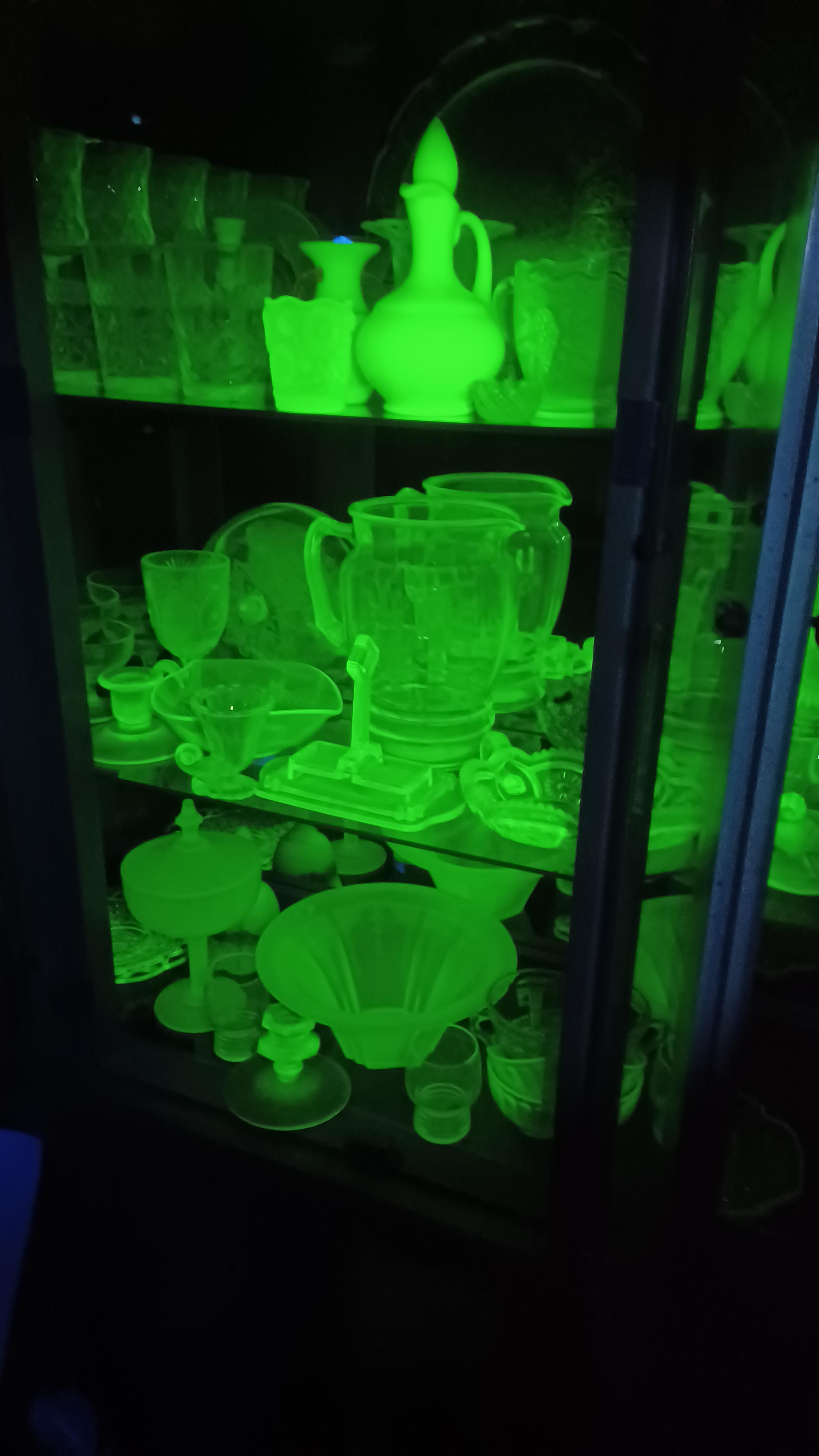 Some of my uranium glass. | Scrolller