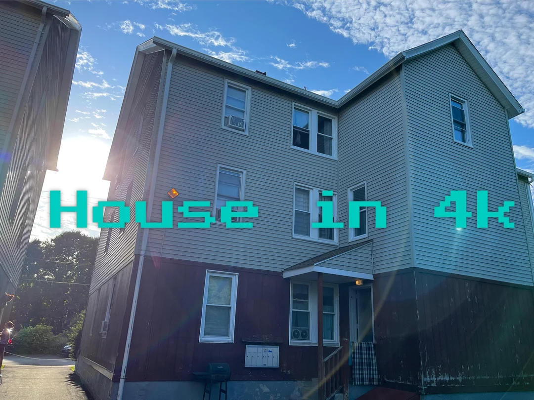 My nice red and White House is 4K | Scrolller