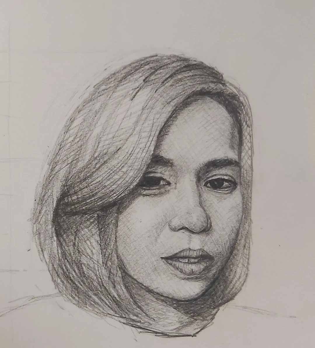 Portrait study, By me, Graphite on paper, 2022 | Scrolller