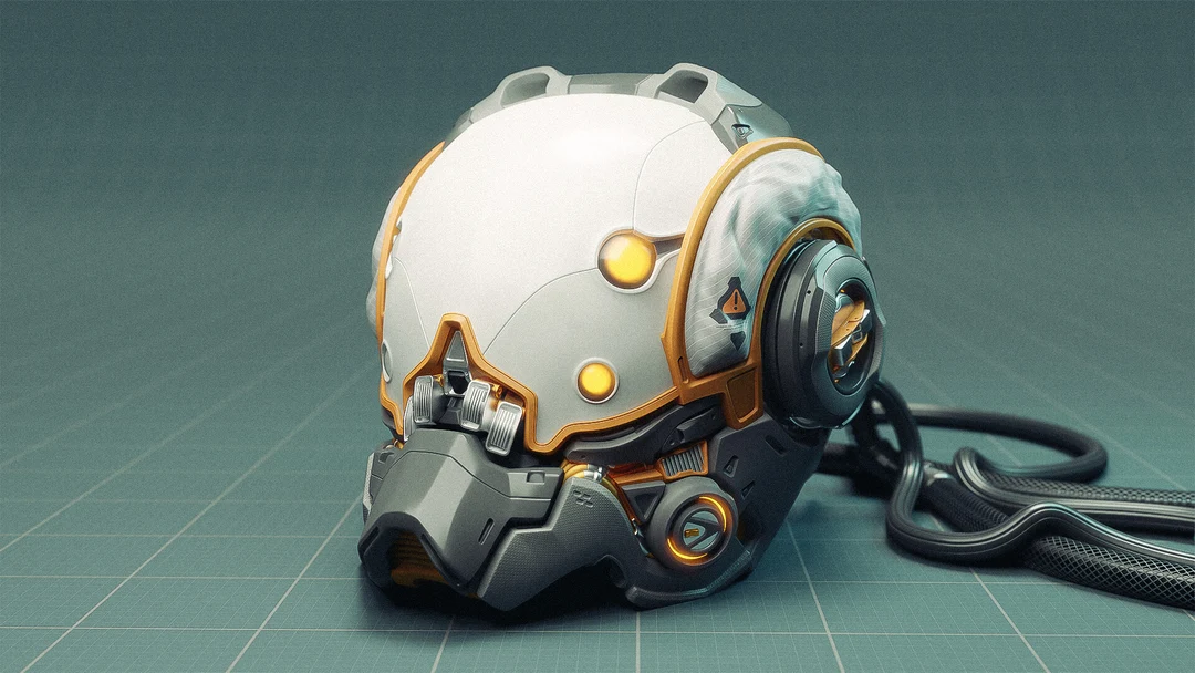 Scifi Helmet by Rachel Frick | Scrolller