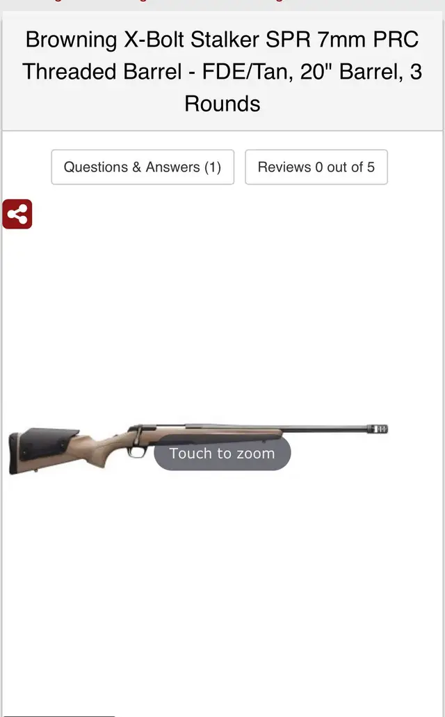 Browning X Bolt Stalker SPR? | Scrolller