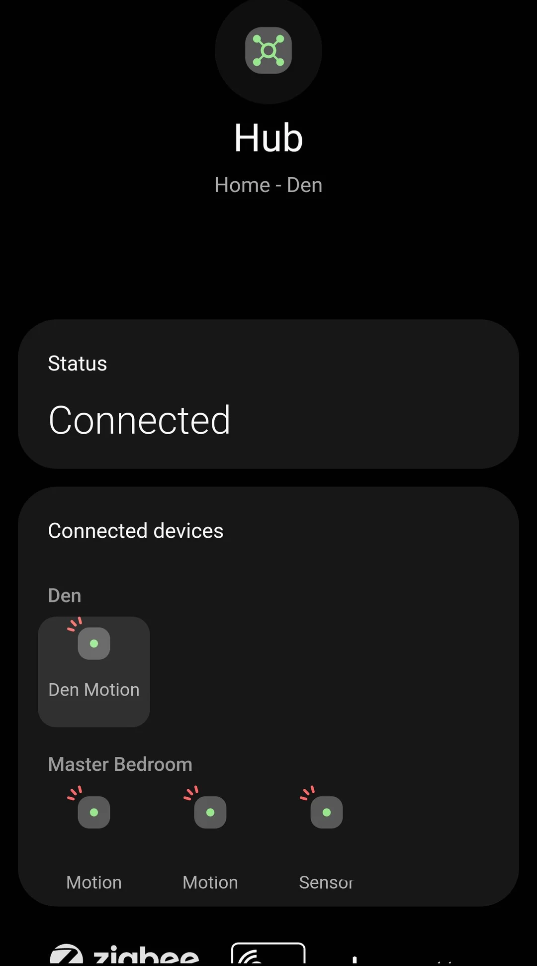 Smartthings - Hub only showing Motion Sensors | Scrolller