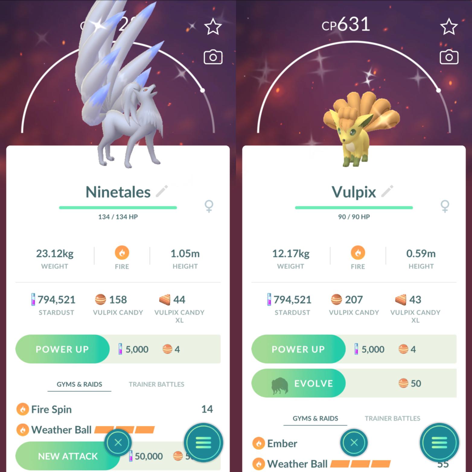 Shiny Vulpix x Ninetales | Scrolller