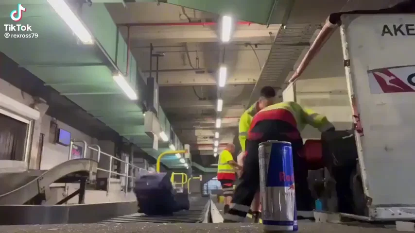 How QANTAS treats your luggage! | Scrolller