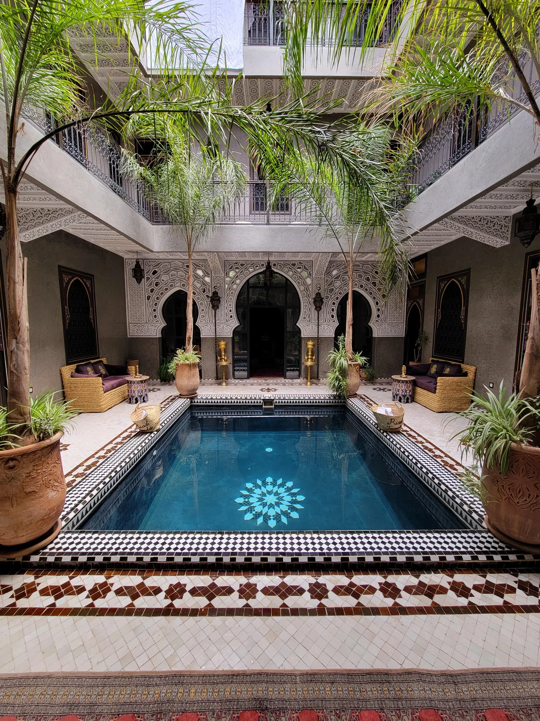 The riad I stayed at in Marrakech | Scrolller