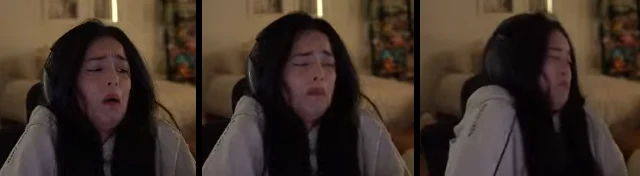 Her face during Don't Scream | Scrolller