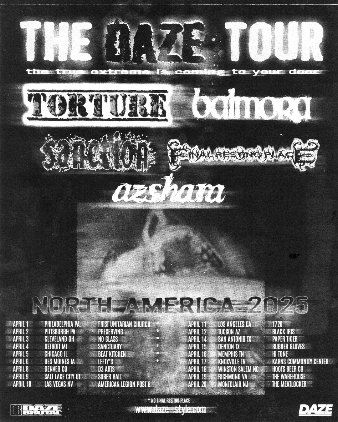 THE DAZE TOUR APRIL 2025 | Scrolller