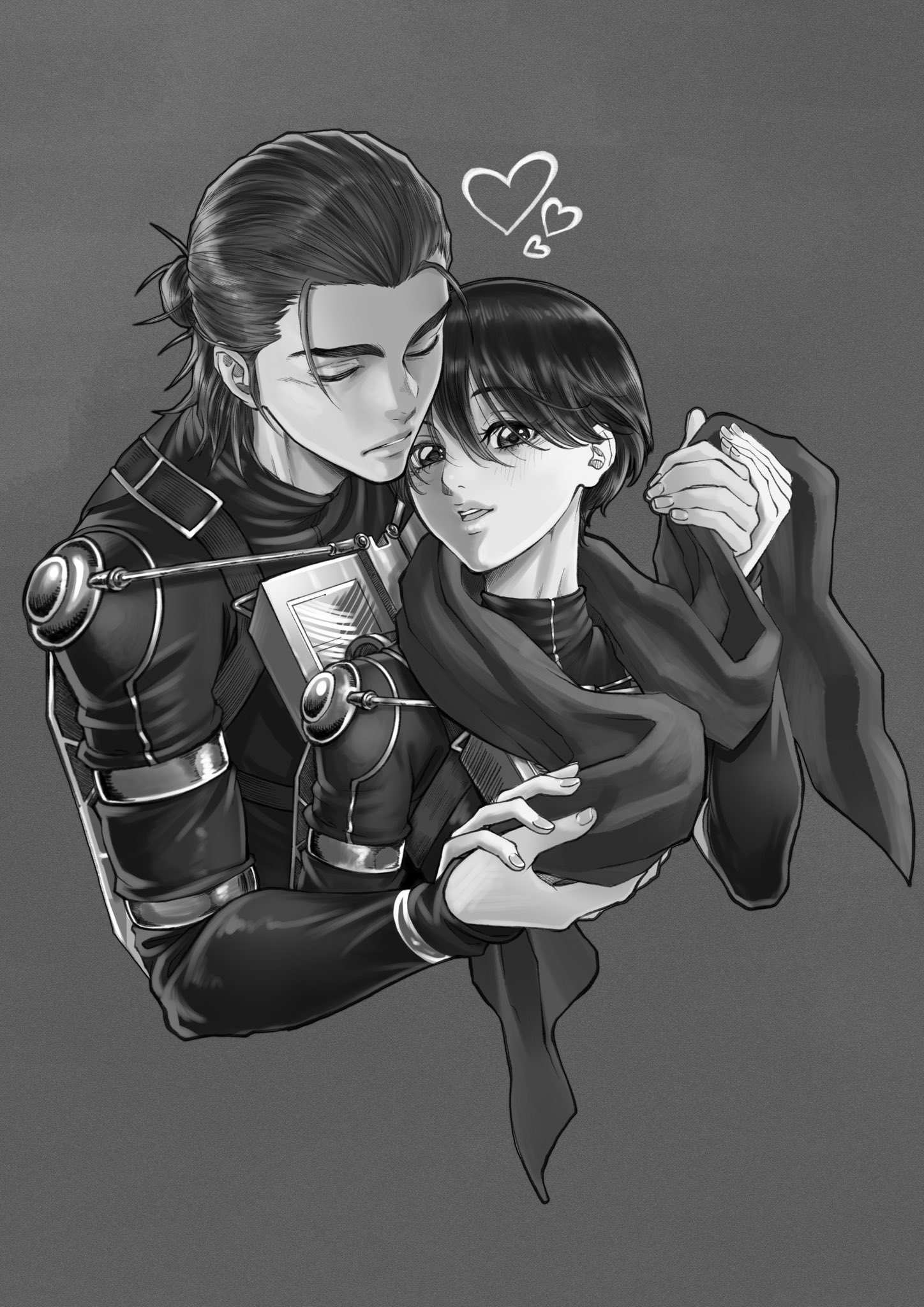 Eren and Mikasa🧣🕊️ (art by @Hagane_no__) | Scrolller