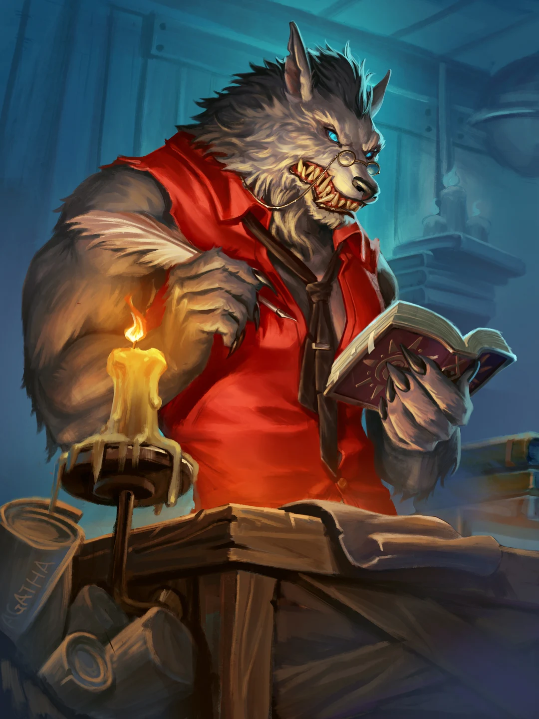 Werewolf by Agatha Zhou (Gagaya) | Scrolller