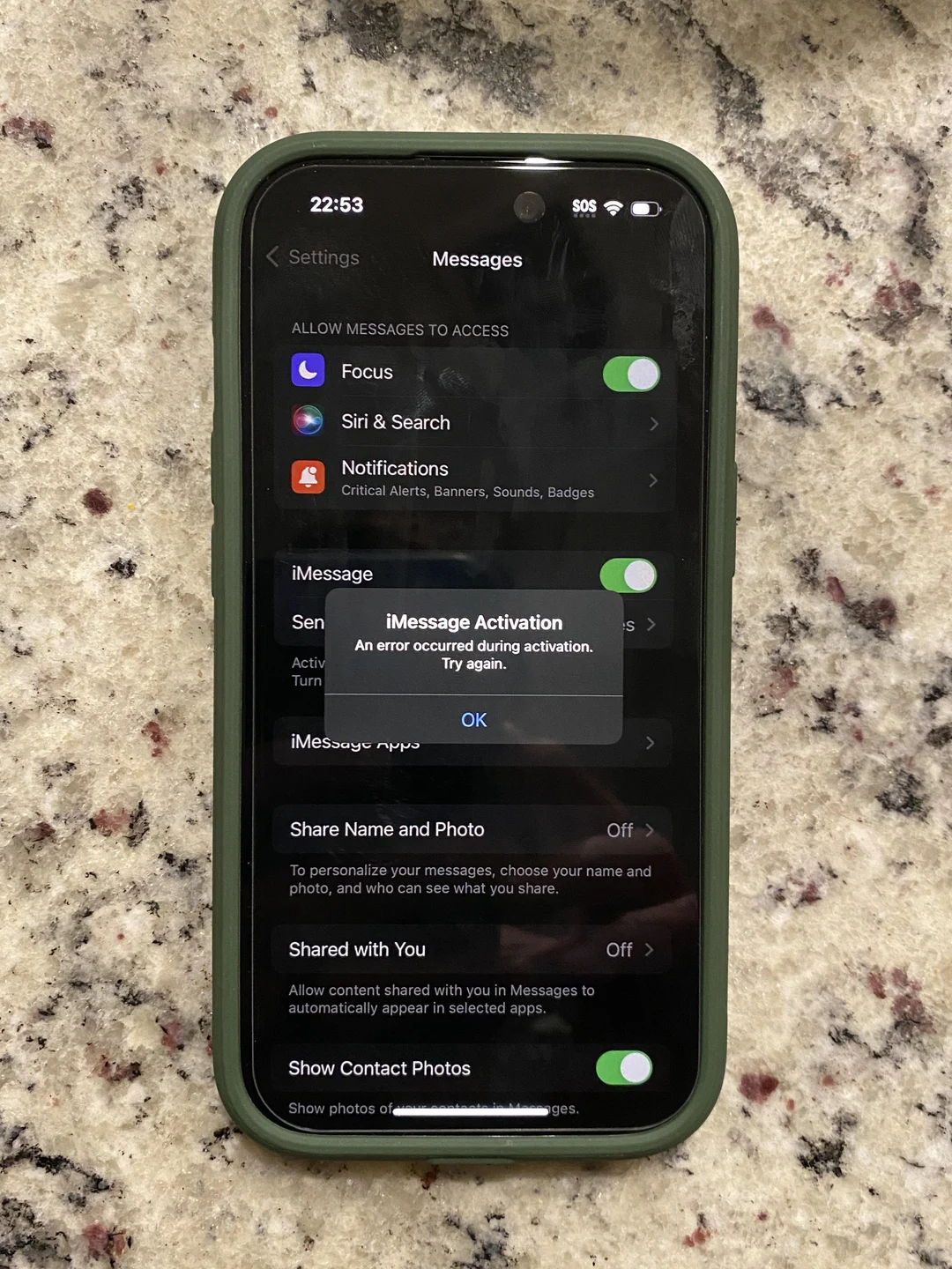 iMessage Activation Unsuccessful? | Scrolller