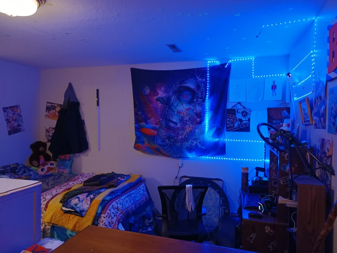 My bedroom with my new LED lights | Scrolller