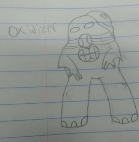 Oxidizer, the Omnitrix's sample of an extinct species named Oxyphoran (abilities in comments ...
