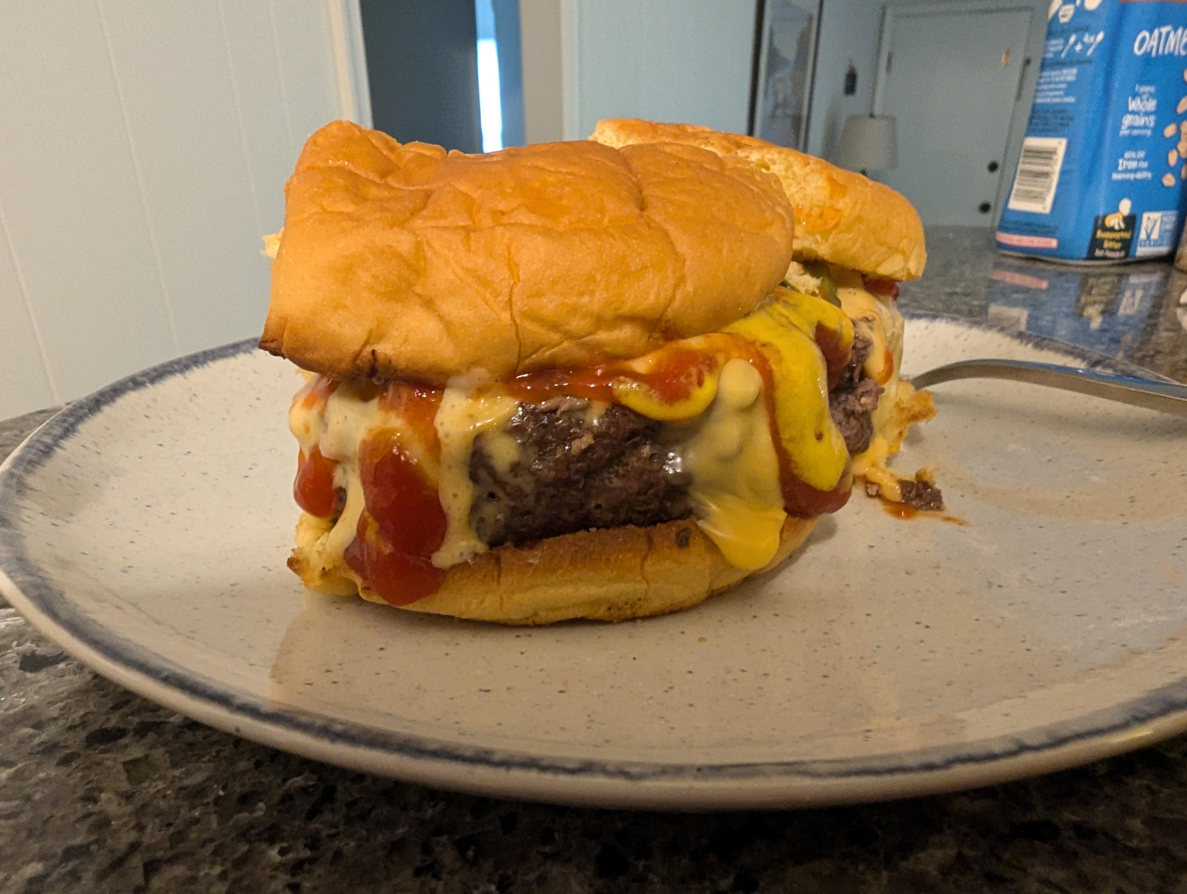 I made Juicy Lucys and remembered the money shot this time | Scrolller