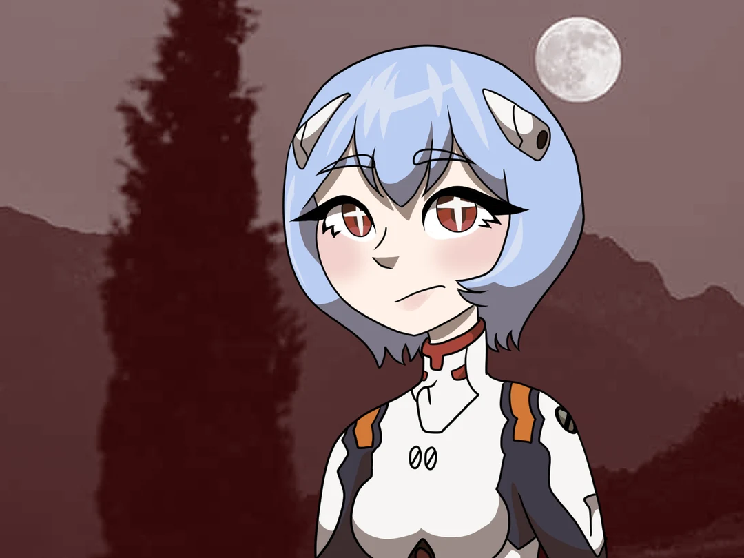 Rei Ayanami art by me | Scrolller