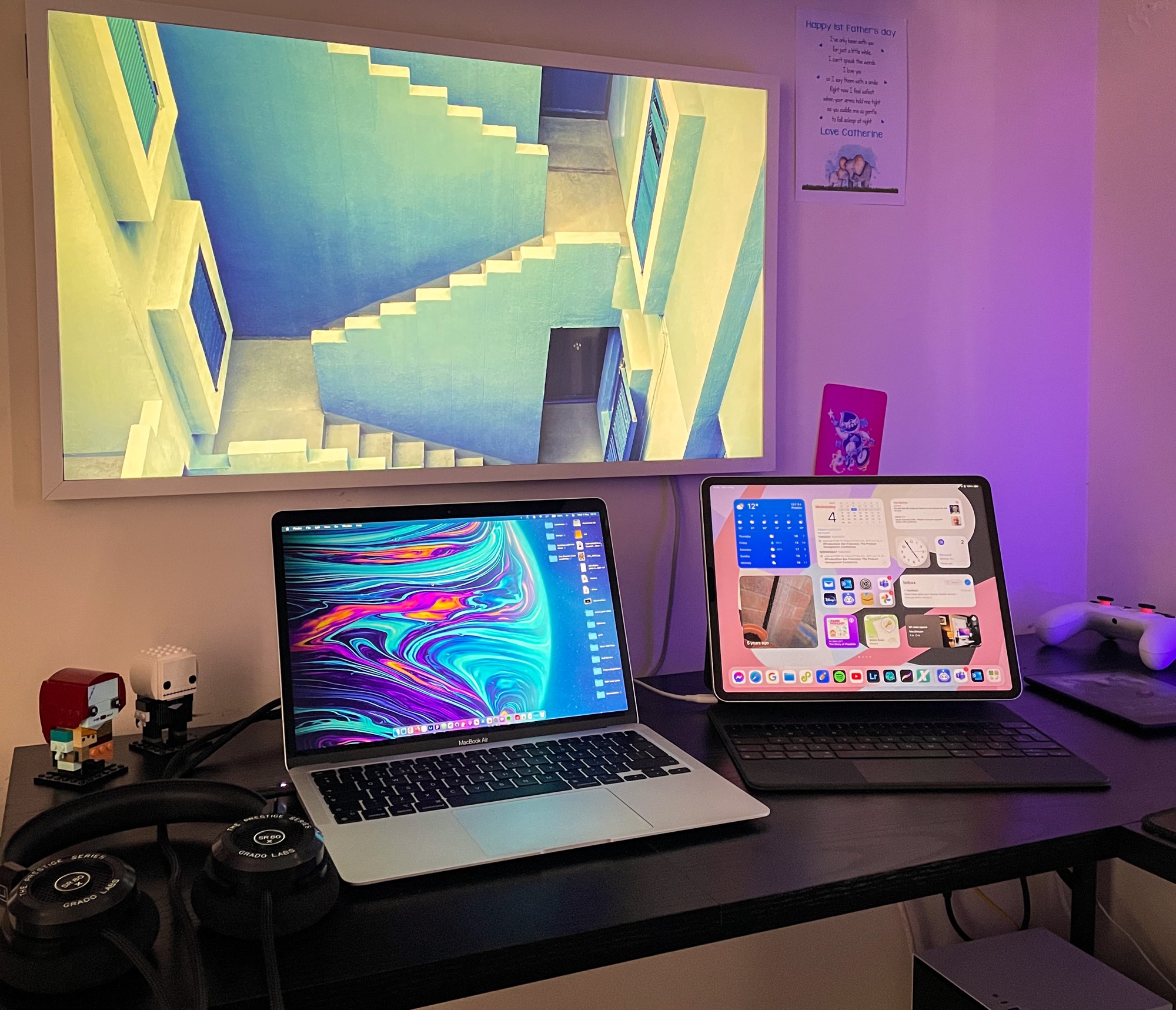 My simple-ish setup - ideal for calm work and for a bit of gaming | Scrolller