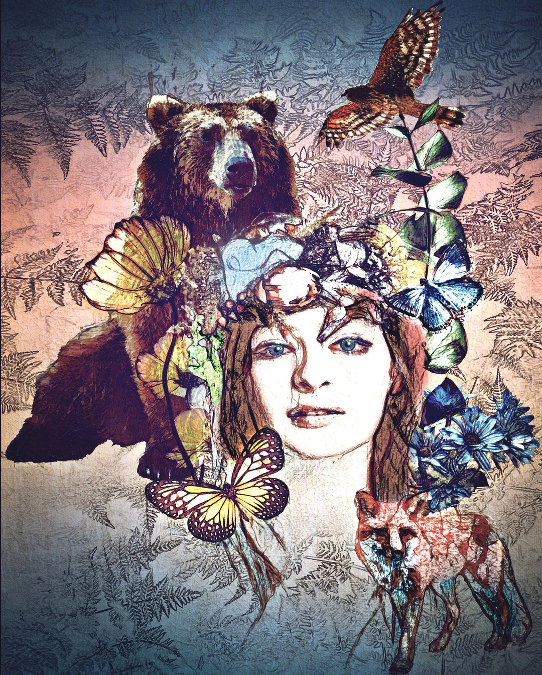 Mom, Me, Digital, 2022 | Scrolller