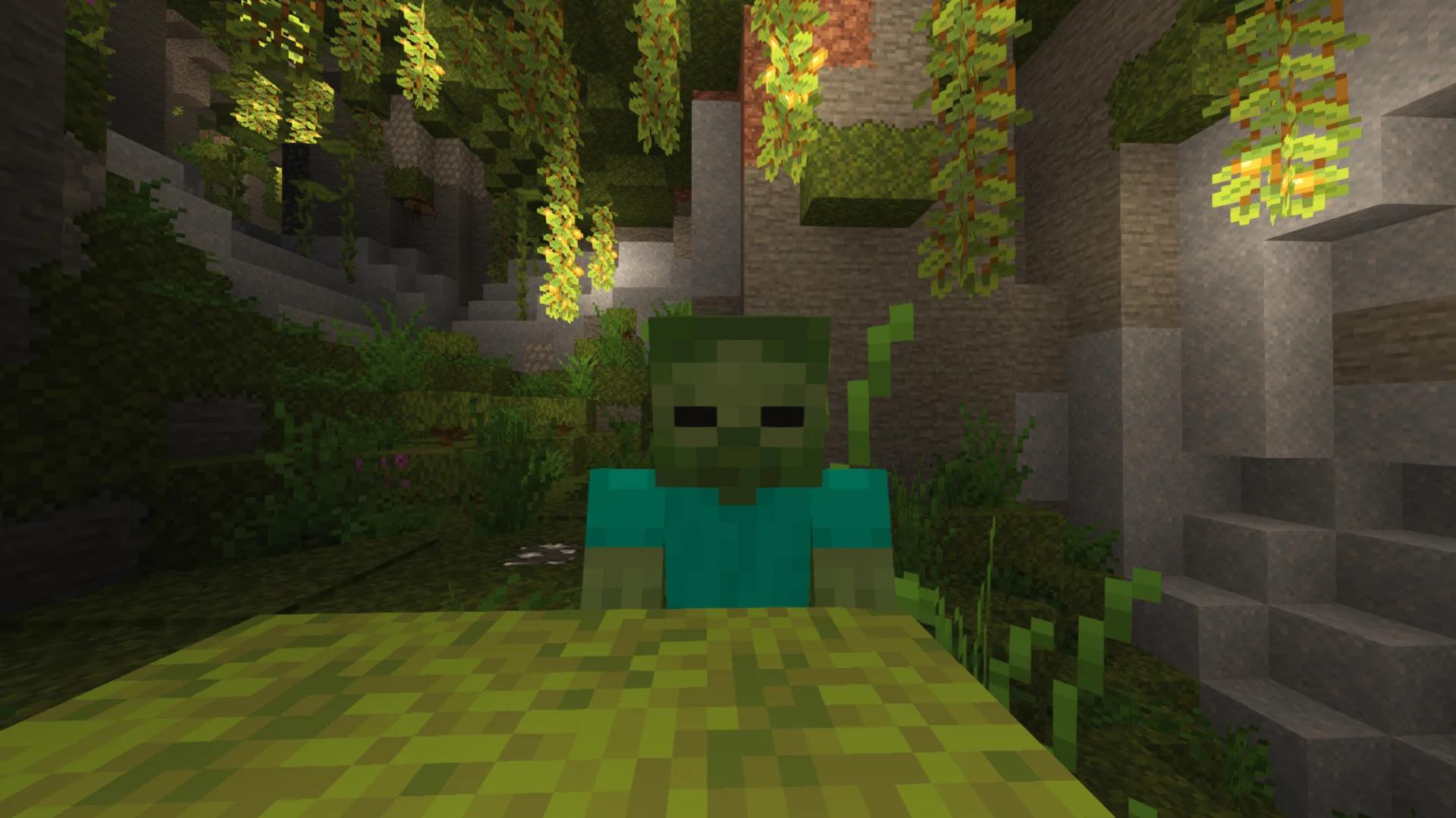 I made a new friend in the lush caves (i called him Zomb) | Scrolller
