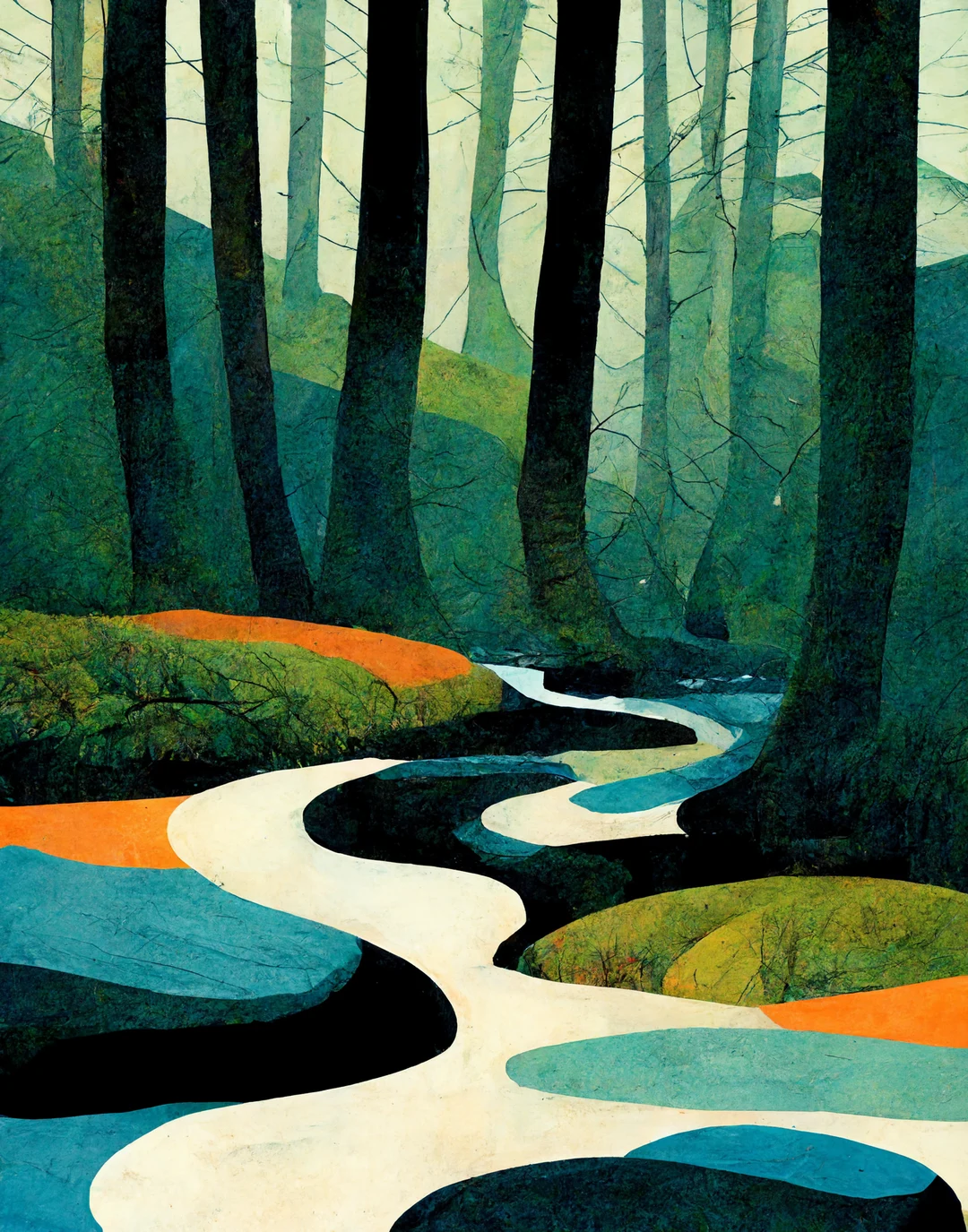 Forest Stream by FourByThree | Scrolller