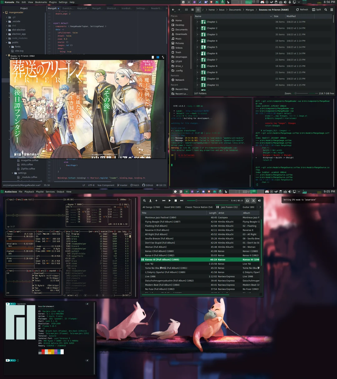 [KDE + i3] Small gaps look good too | Scrolller