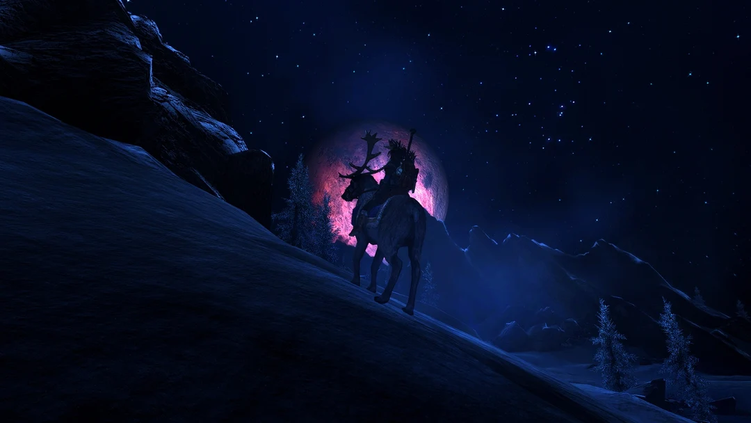 Here's my fave screenshot I took (so far), I call it "Druid in the Moonlight". :) | Scrolller