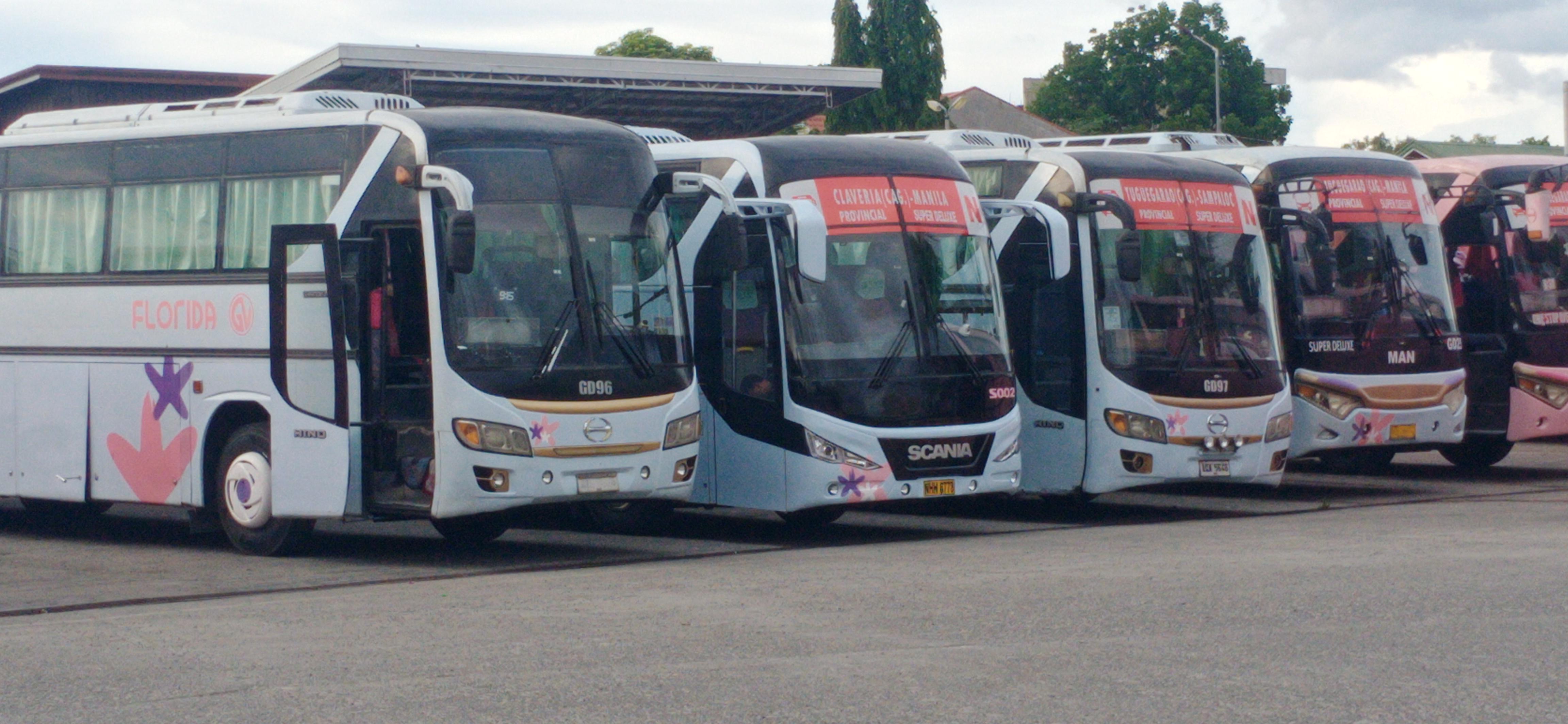 Some of Tuguegarao's blue powerhouse buses | Scrolller