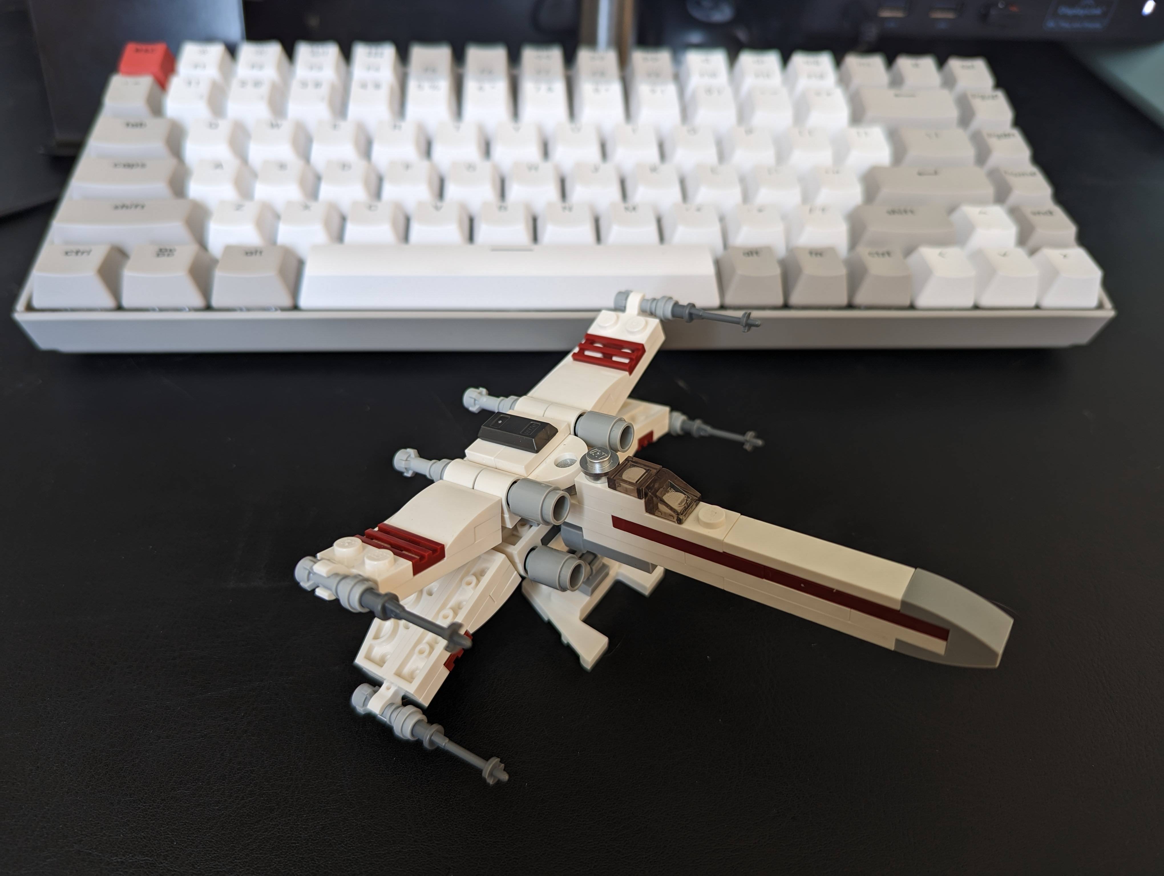 My keyboard matches the polybag x-wing | Scrolller