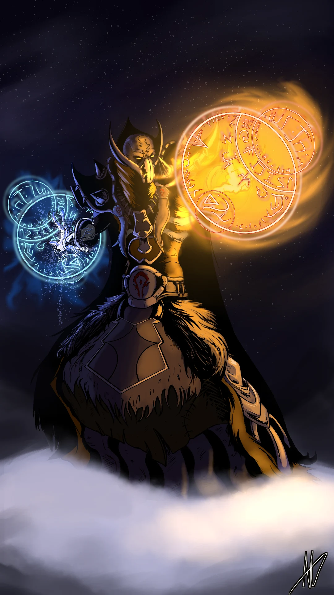 [OC] Frost / Fire Undead Mage in T9 | Scrolller