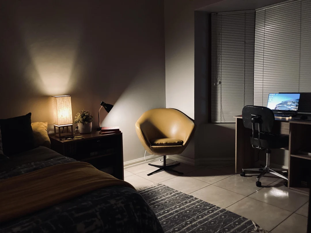 My bedroom setup as a first year student. | Scrolller