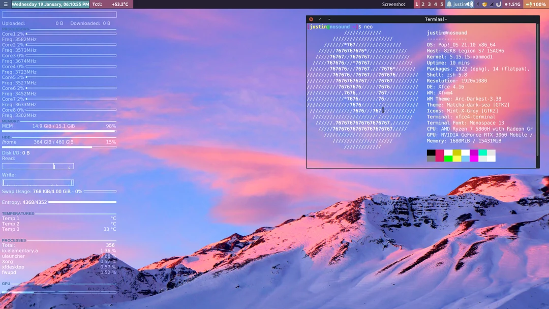 Discover more like Unixporn: [xfce4] tried a custom gtk panel for the first time, loving it and ...