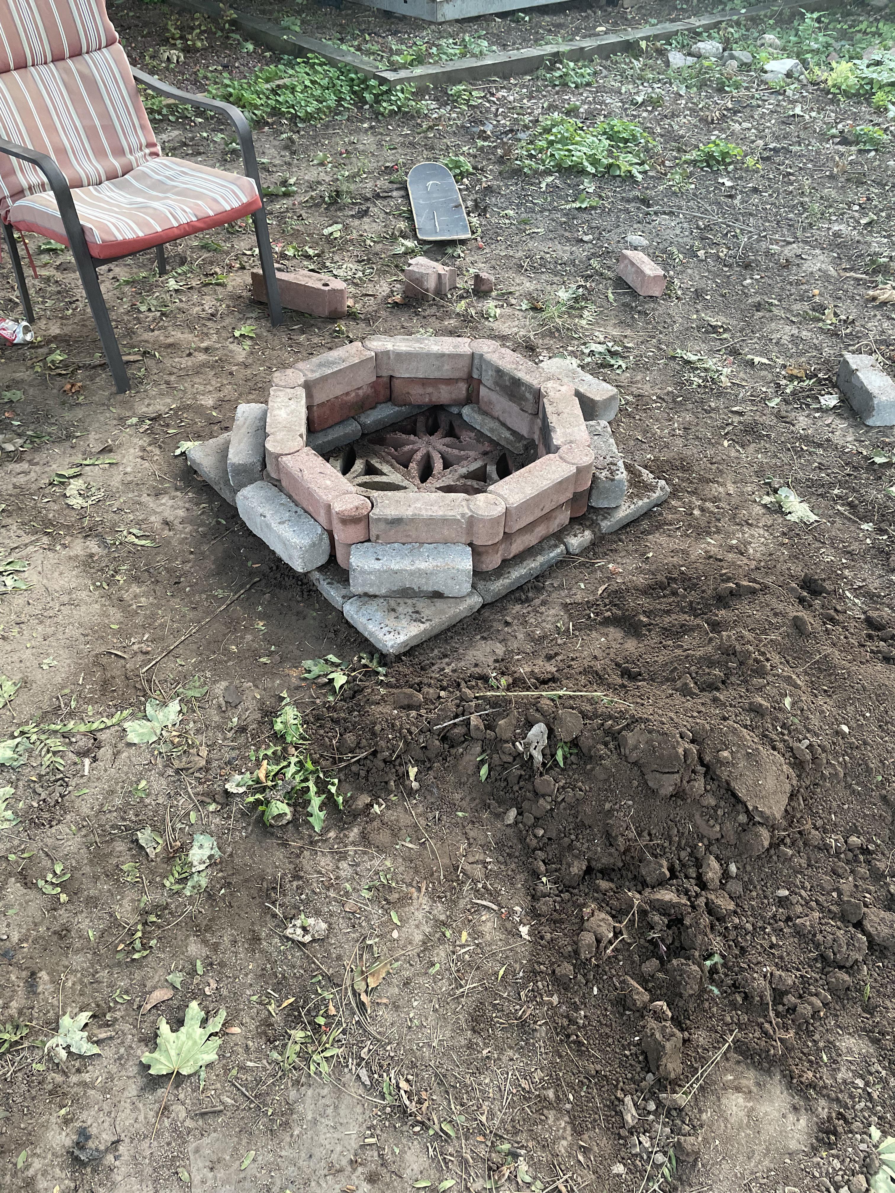Brick cement for fire pit? | Scrolller