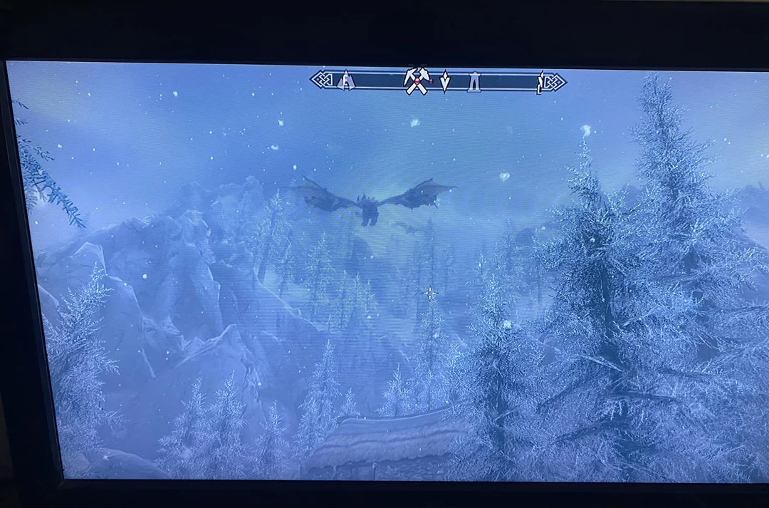 Elder dragon: “Oh crap, the Dragonborn! What do I do?” Nearby Elder Dragon: “I got you, fam ...