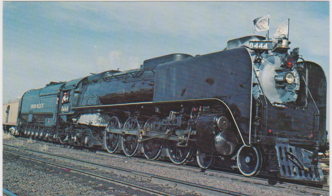 Union Pacific 8444 in 1976 during the 200th birthday of America. | Scrolller