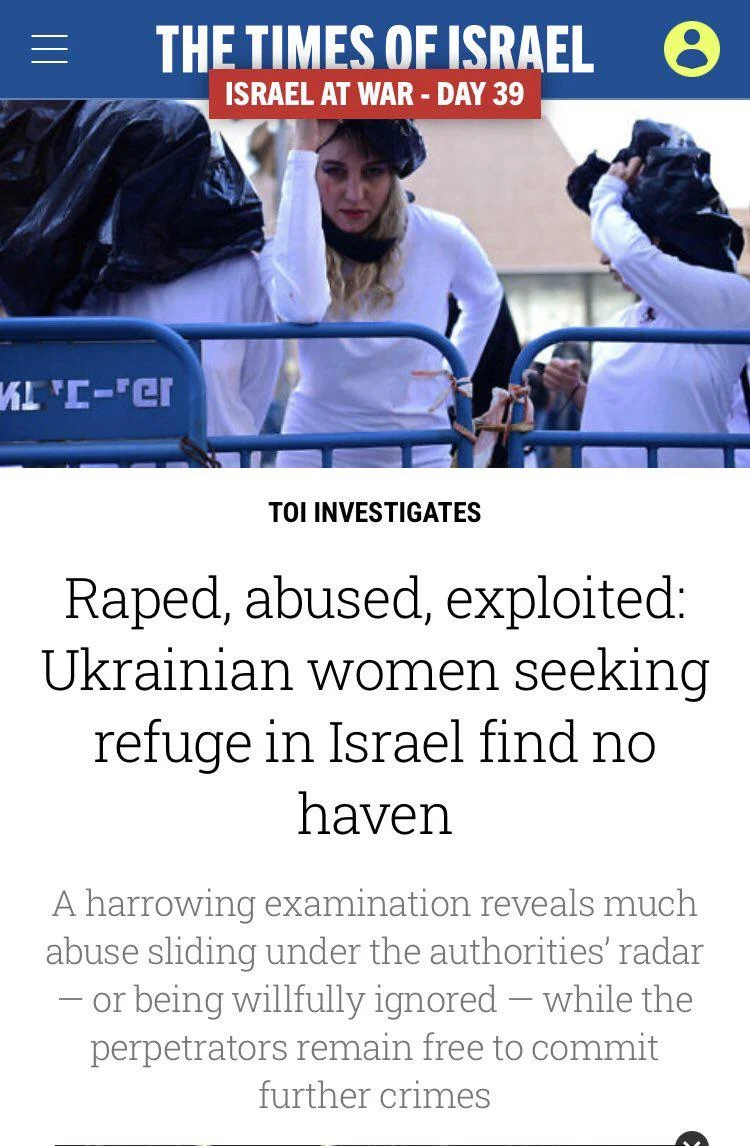 Ukrainian Women Face Rape, Sexual Harassment, and Workplace Exploitation and Investigation ...