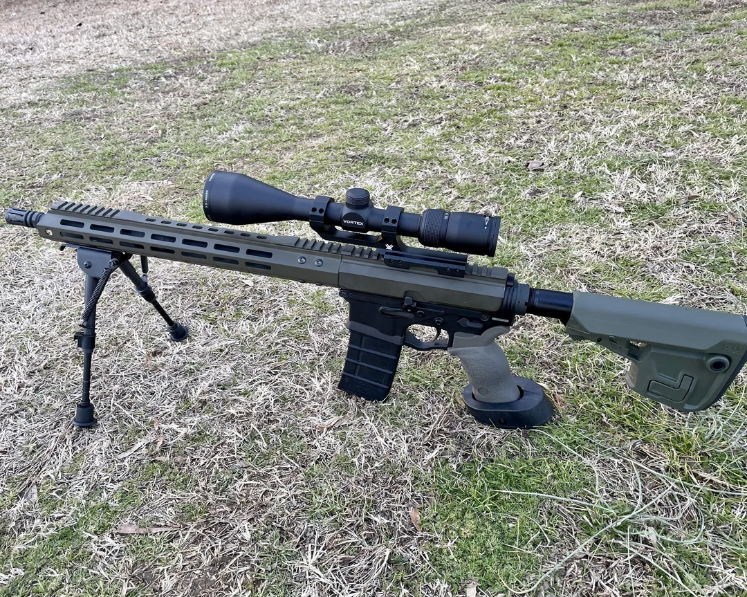 Scope and Mount ? Does the placement and style mount look right here? Look high off rifle and ...