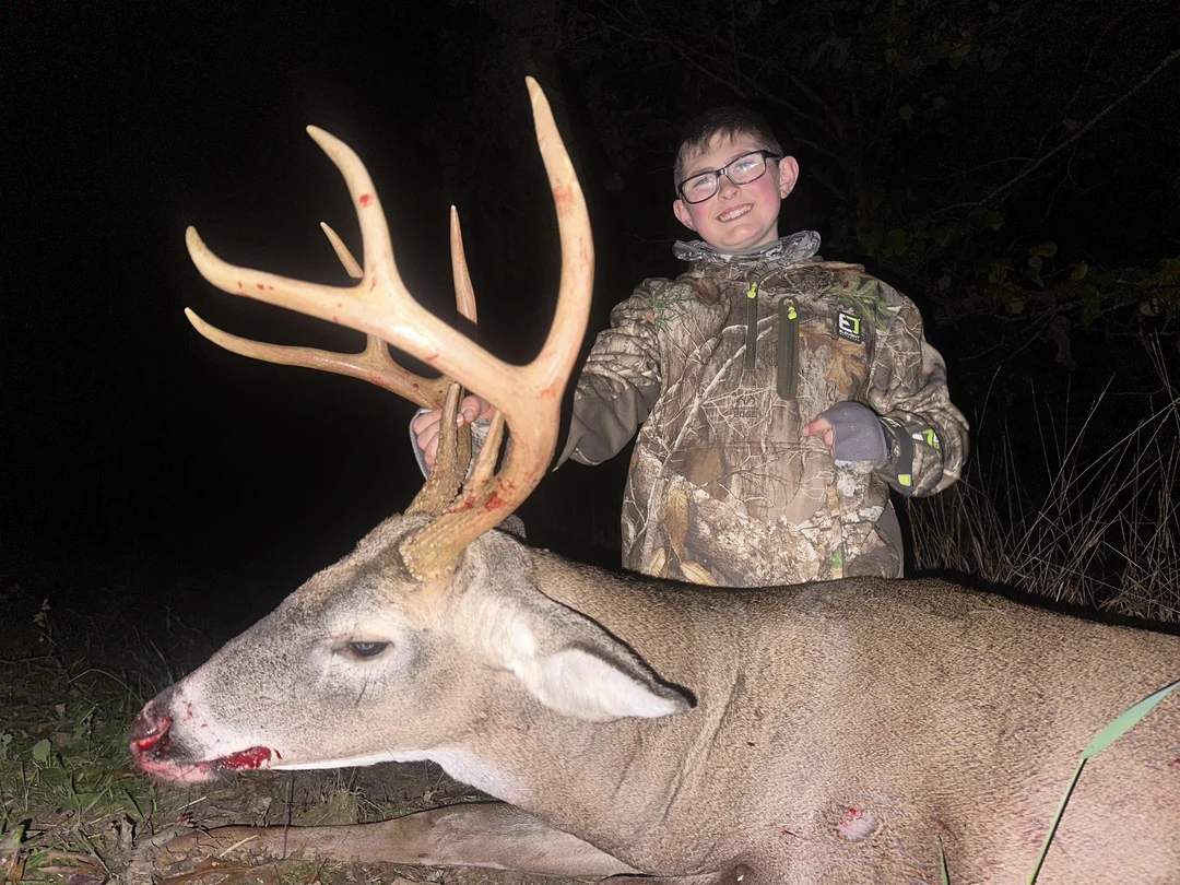 Just wanted to share a photo of my kid's buck | Scrolller