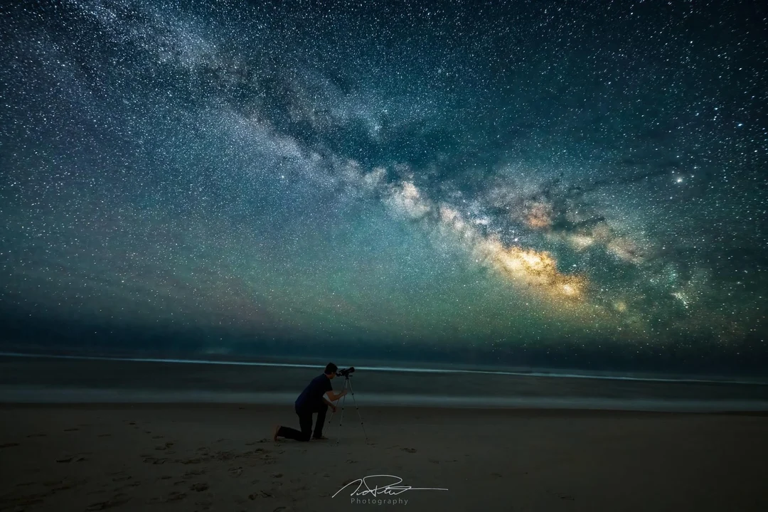A rare opportunity to capture the Milky Way with perfectly clear skies & 0% moon along ...