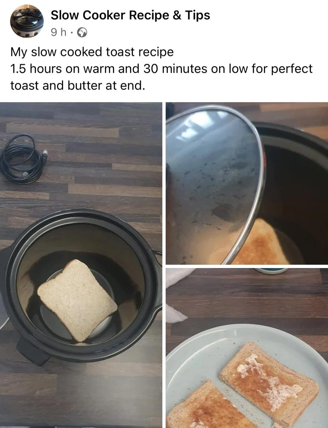 In case you were wondering the perfect way to make toast | Scrolller