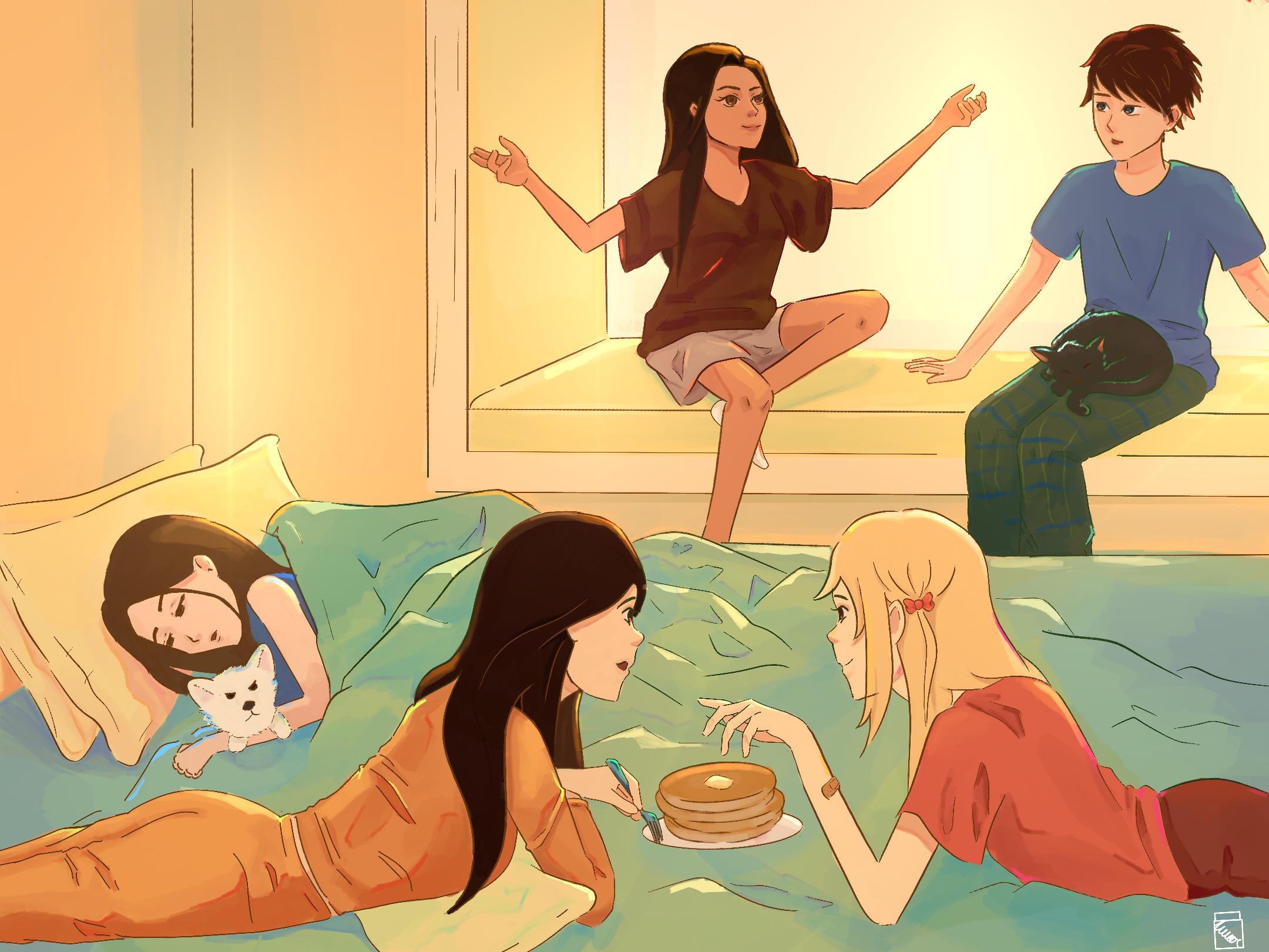 Yvonne and her new roomies | Scrolller