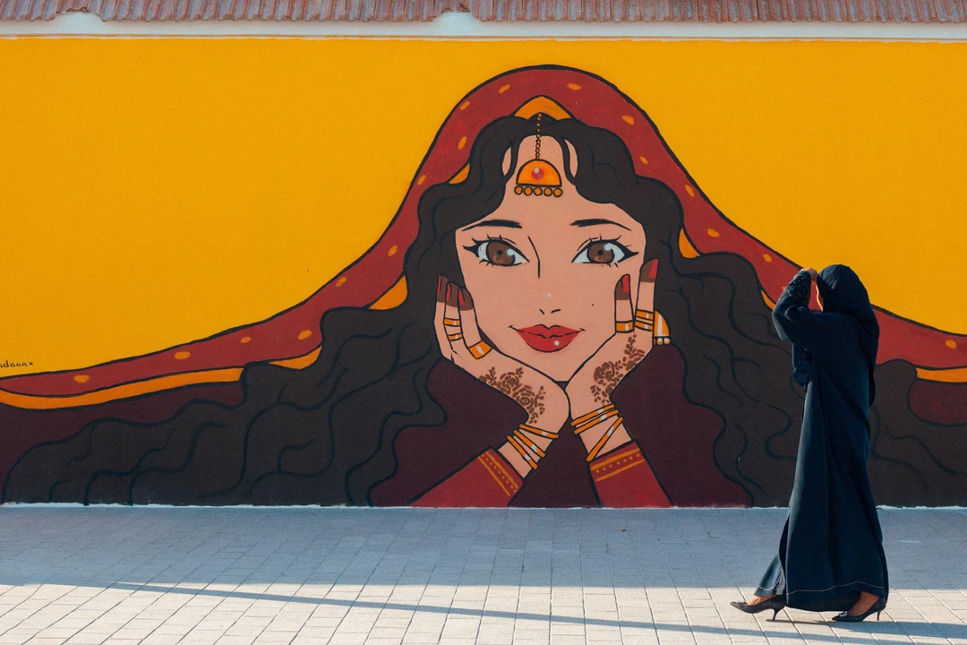 Doha, Qatar street art. | Scrolller