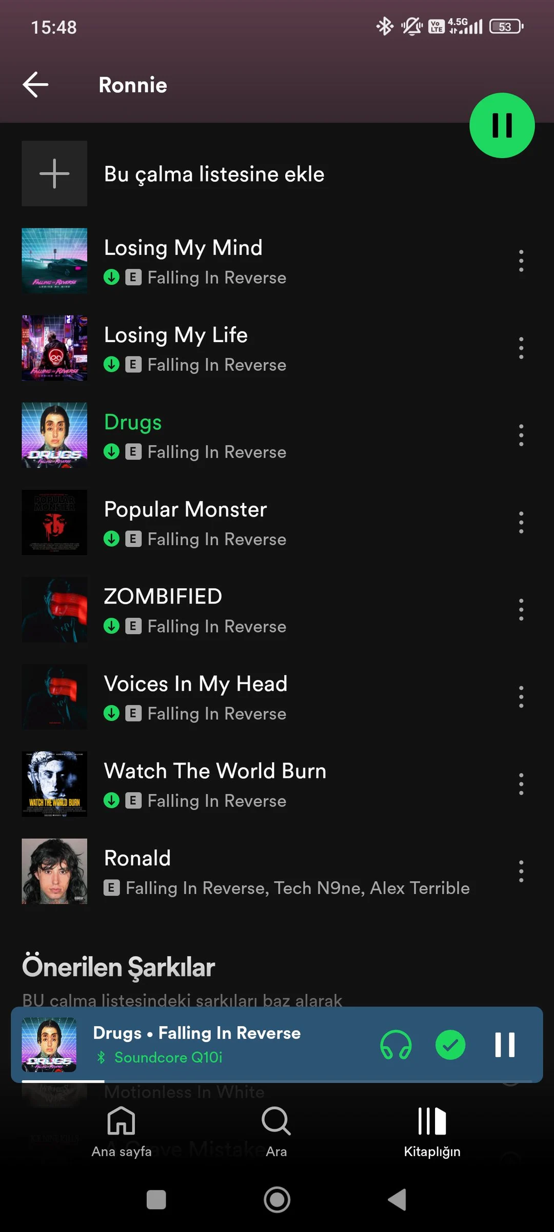So apparently Ronnie made a Ronnie-verse with music videos. Is this list correct to watch them ...