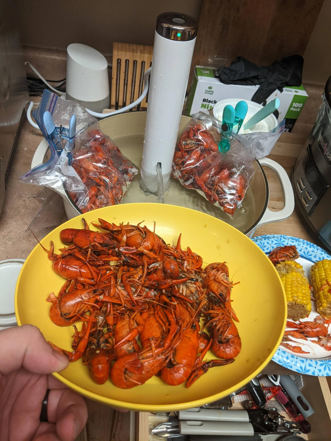 Reheating Crawfish using the Sous Vide worked perfectly!!! | Scrolller