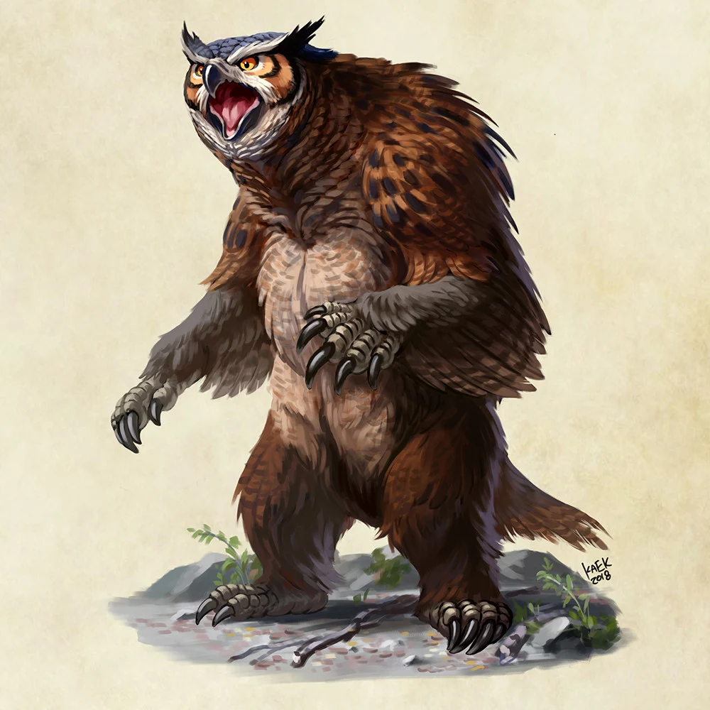 Short-faced Owlbear by Kaek McBeardy | Scrolller