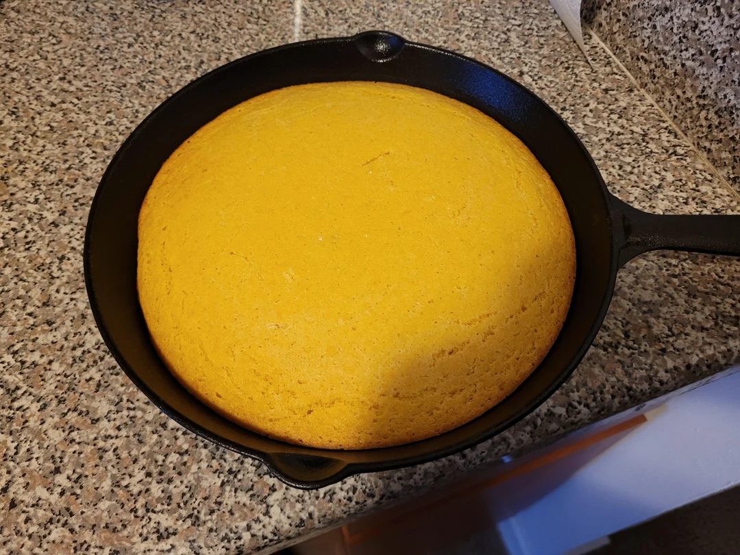 My first skillet cornbread! | Scrolller